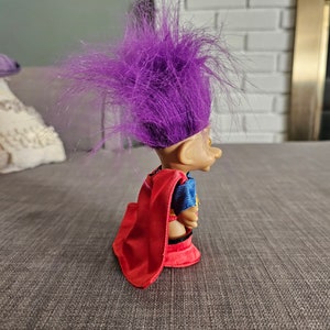 1990s Vintage Trollkins Troll Doll Super Trollkins Super Hero - Etsy