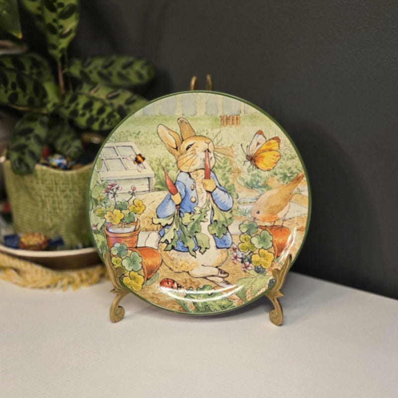 Rabbit Plate - Etsy