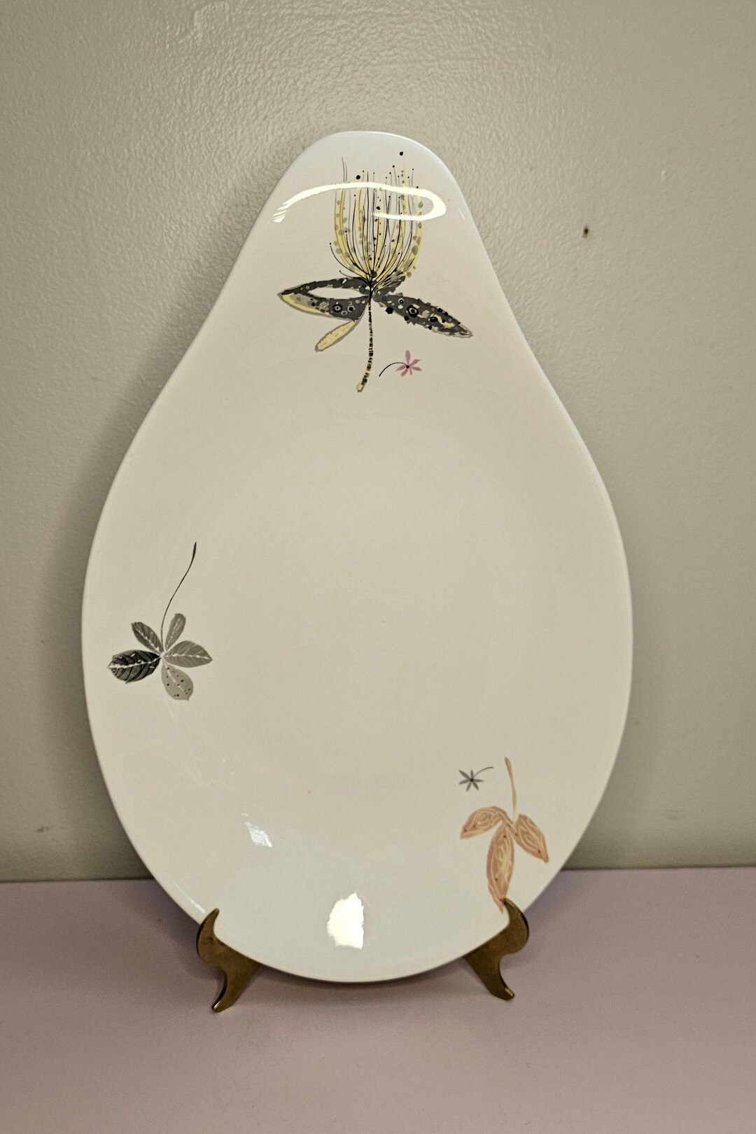 Mid-century Hallcraft Eva Zeisel Caprice 17 Oval Serving Platter With ...