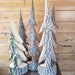Rustic Handmade Carved Live Edge Pine Trees With Bark - Etsy