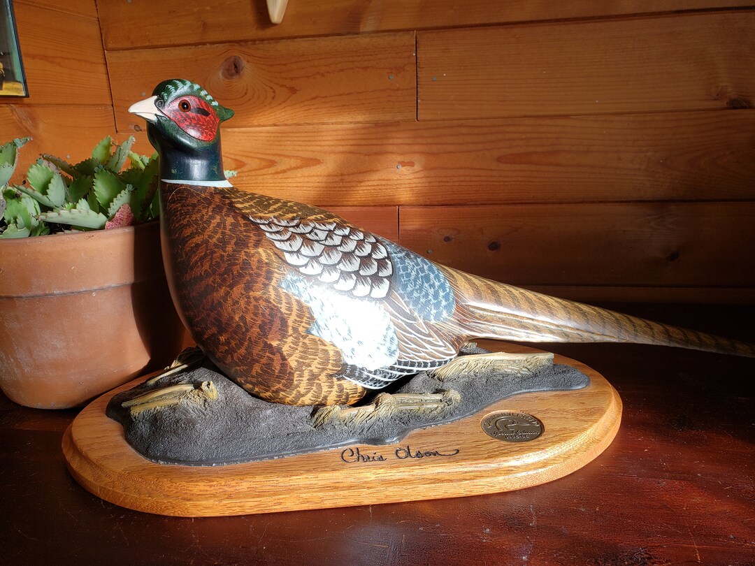 Vintage Beautiful Ducks Unlimited Hand Painted Pheasant Decoy - Etsy