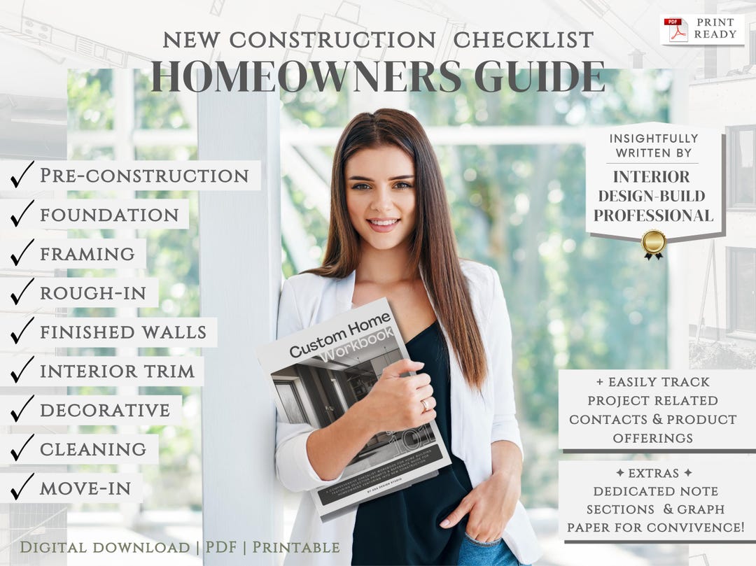 House Build Plan | Construction Checklist | DIY Building Guide ...