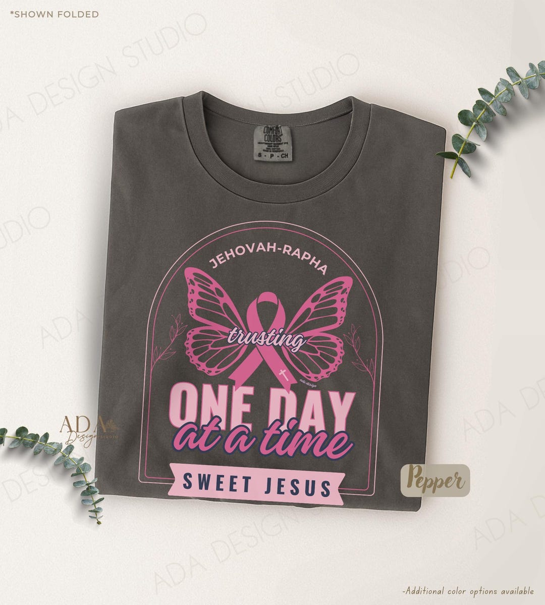 Jehovah Rapha Breast Cancer Awareness Shirt: Christian Butterfly Tee - Etsy