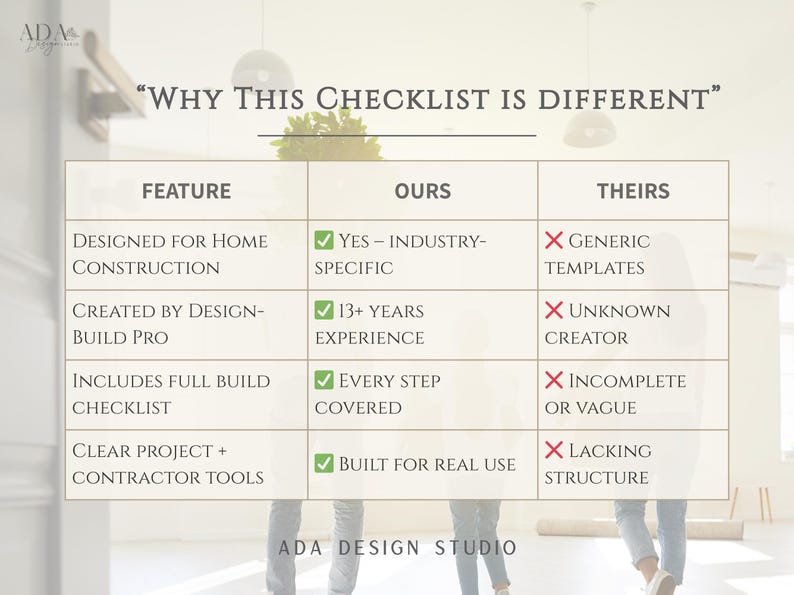 DIY Home Construction Planner | Printable Building Guide & Checklist ...
