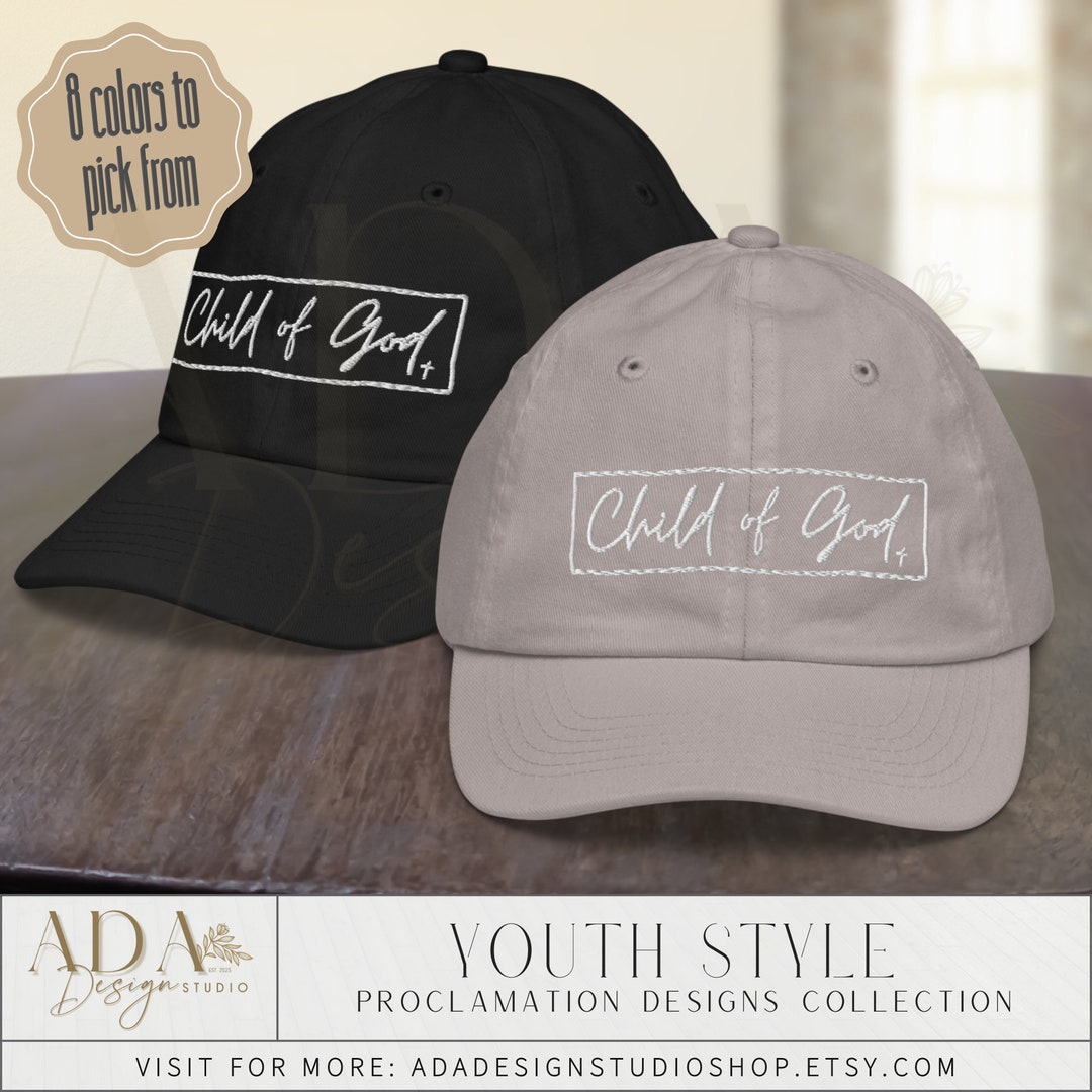Youth Hats, Youth Child of God Hats, Toddlers Hat, Youth Child Hat ...
