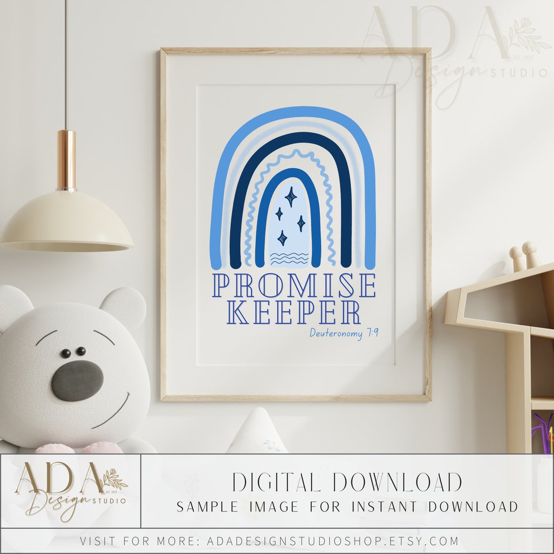 Blue Rainbow, God's Promise PNG, Digital Download, No Pride Rainbow, No ...