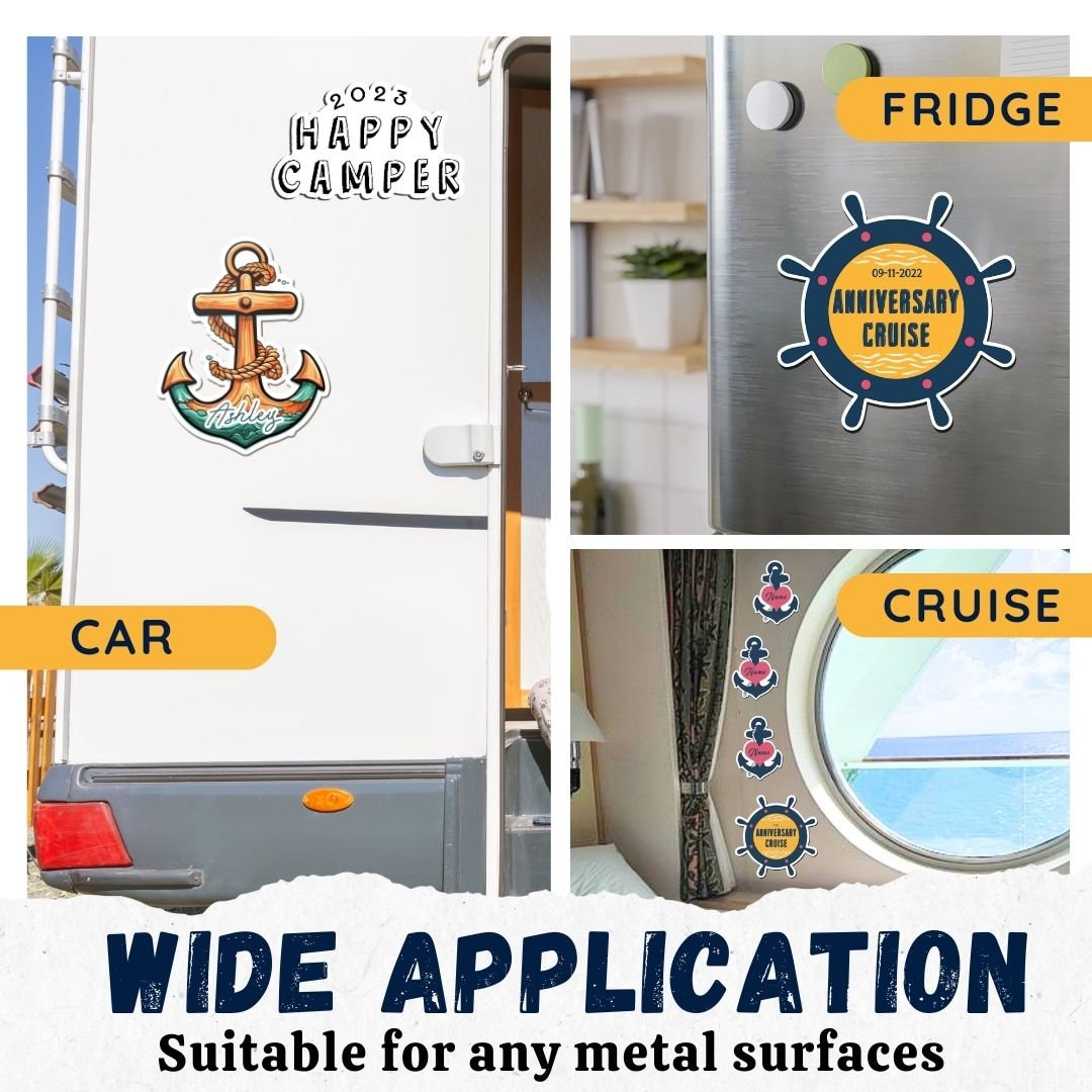 Personalized Cruise Door Magnet Set, Cruise Squad, Cruise Magnet ...