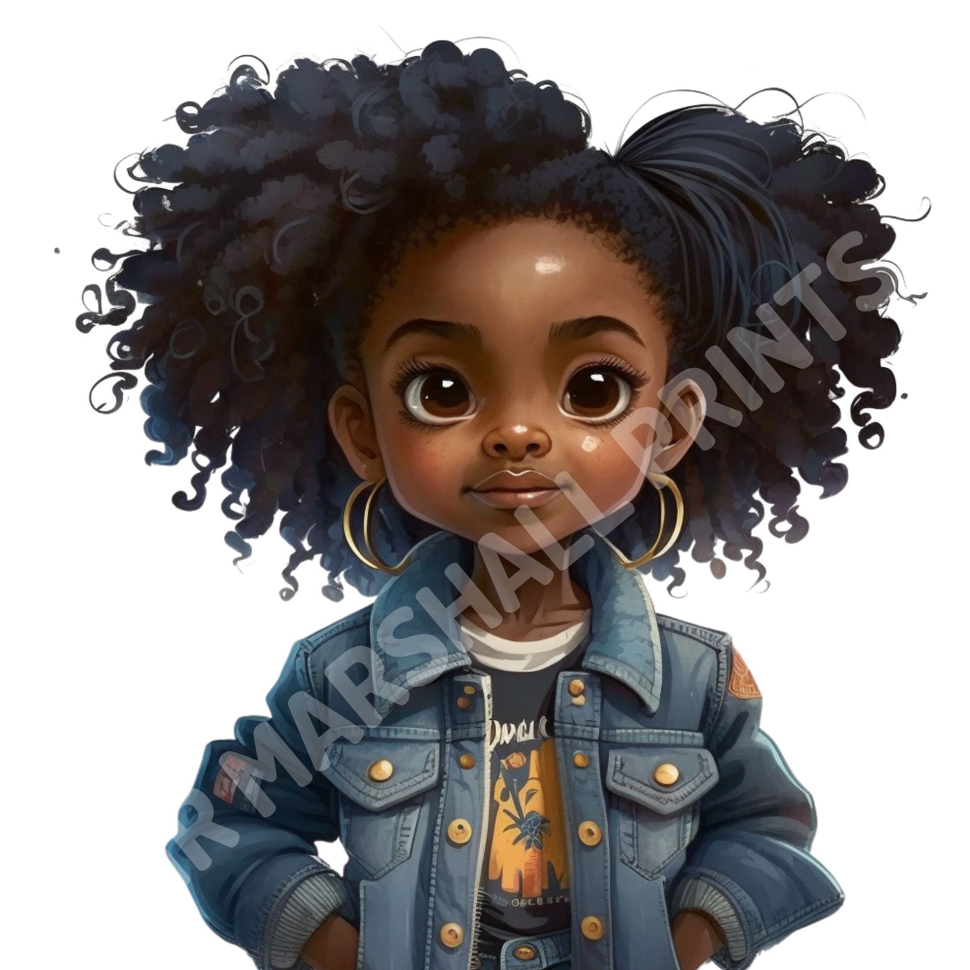 Black Girl Png Black Girl Clip Art Digital Download Bundle African 1289