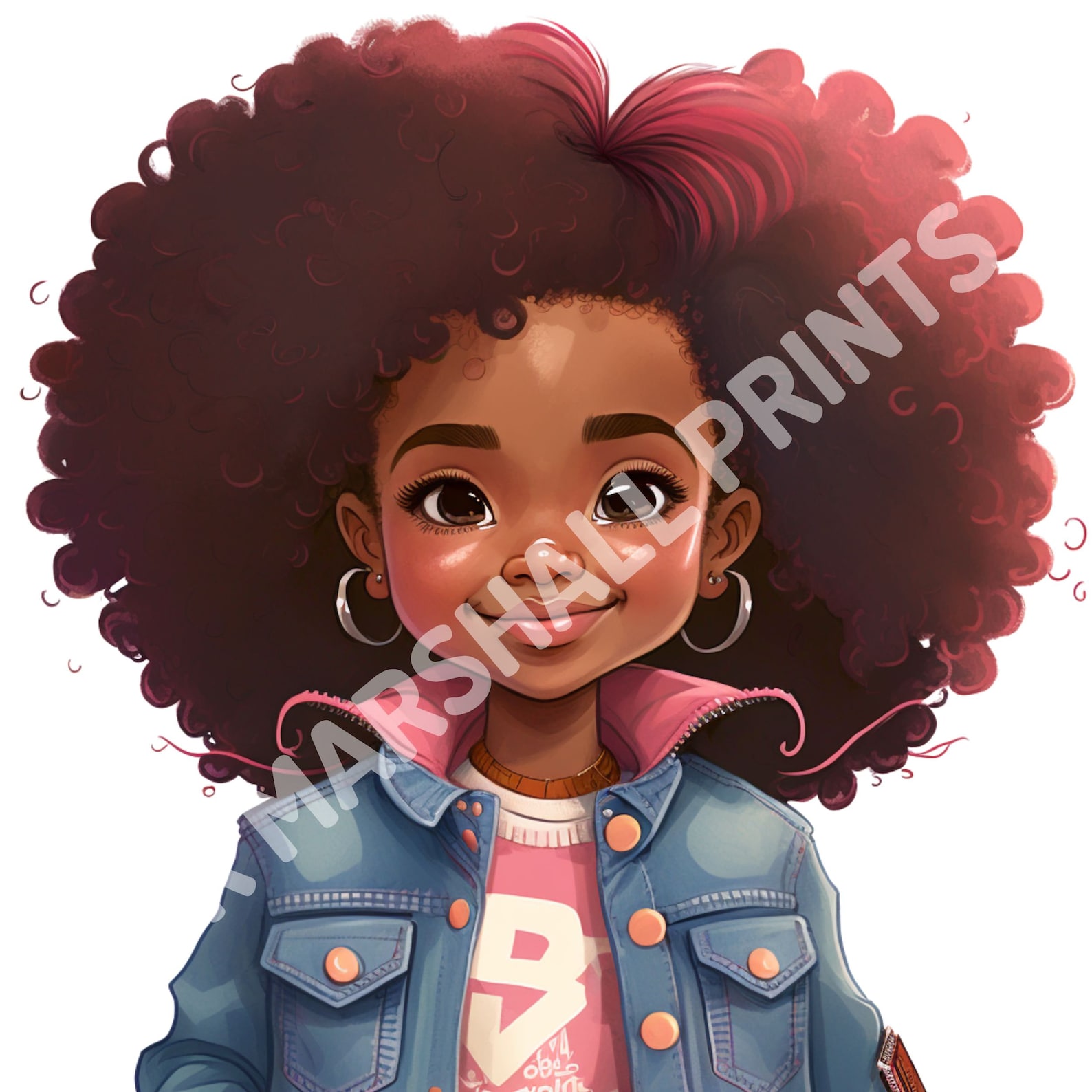 Black Girl Png, Black Girl Clip Art, Digital Download Bundle, African ...
