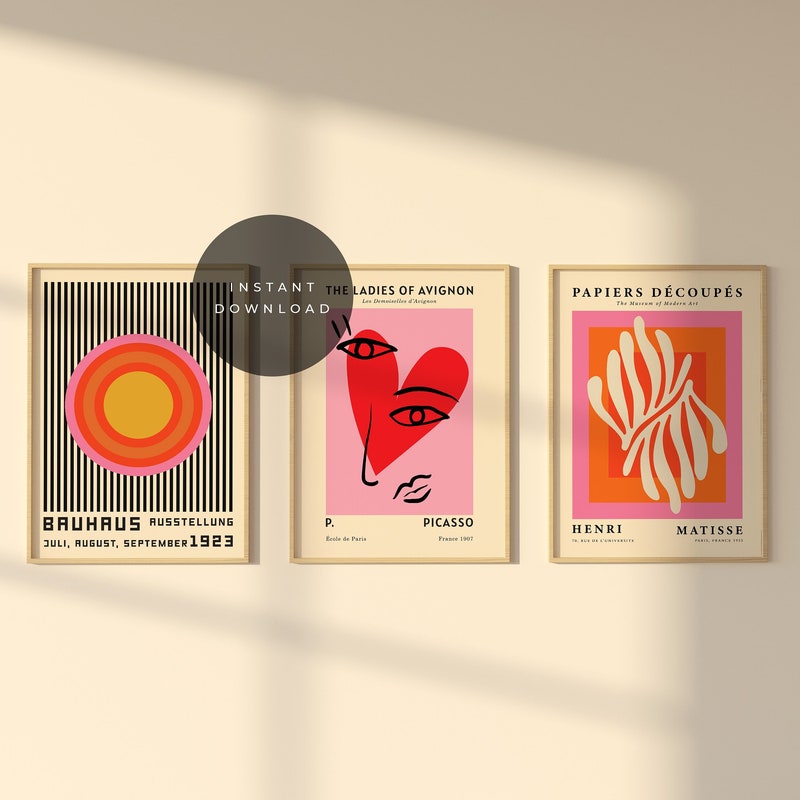 Bauhaus Matisse and Picasso - Etsy