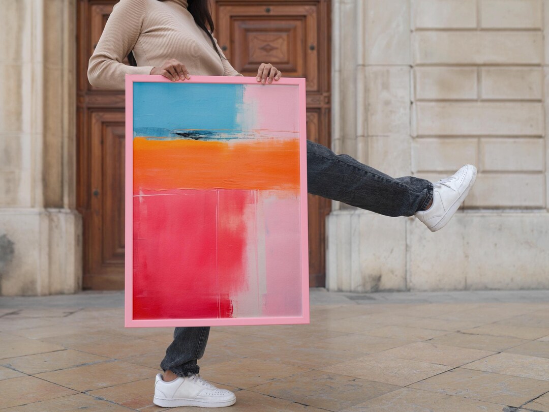 Mark Rothko Inspired Print, Modern Wall Decor, Minimal Painting ...