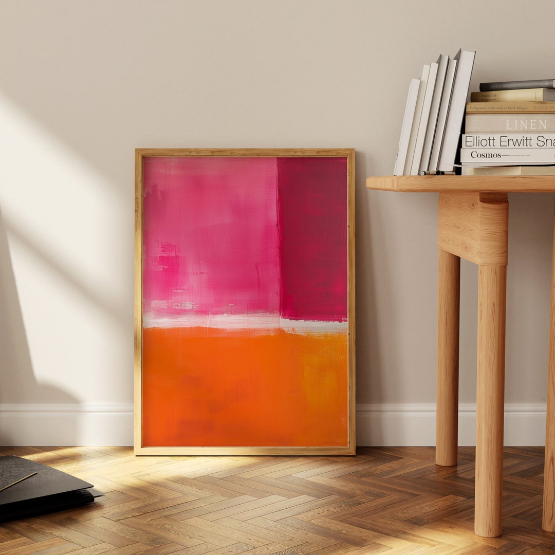 Mark Rothko Poster, Exhibition Print, Colorful Wall Art, Livingroom ...