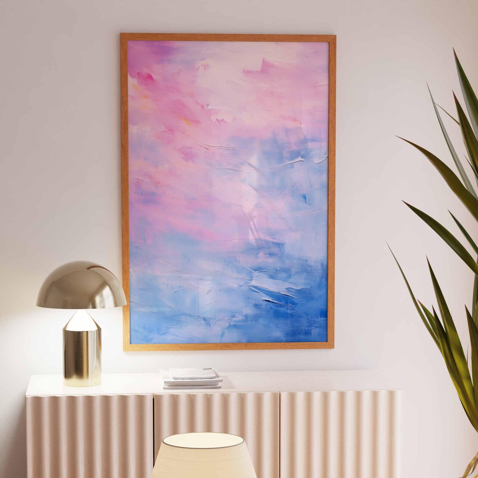 Abstract Rothko Art Print - Light Blue & Purple Wall Decor - Etsy