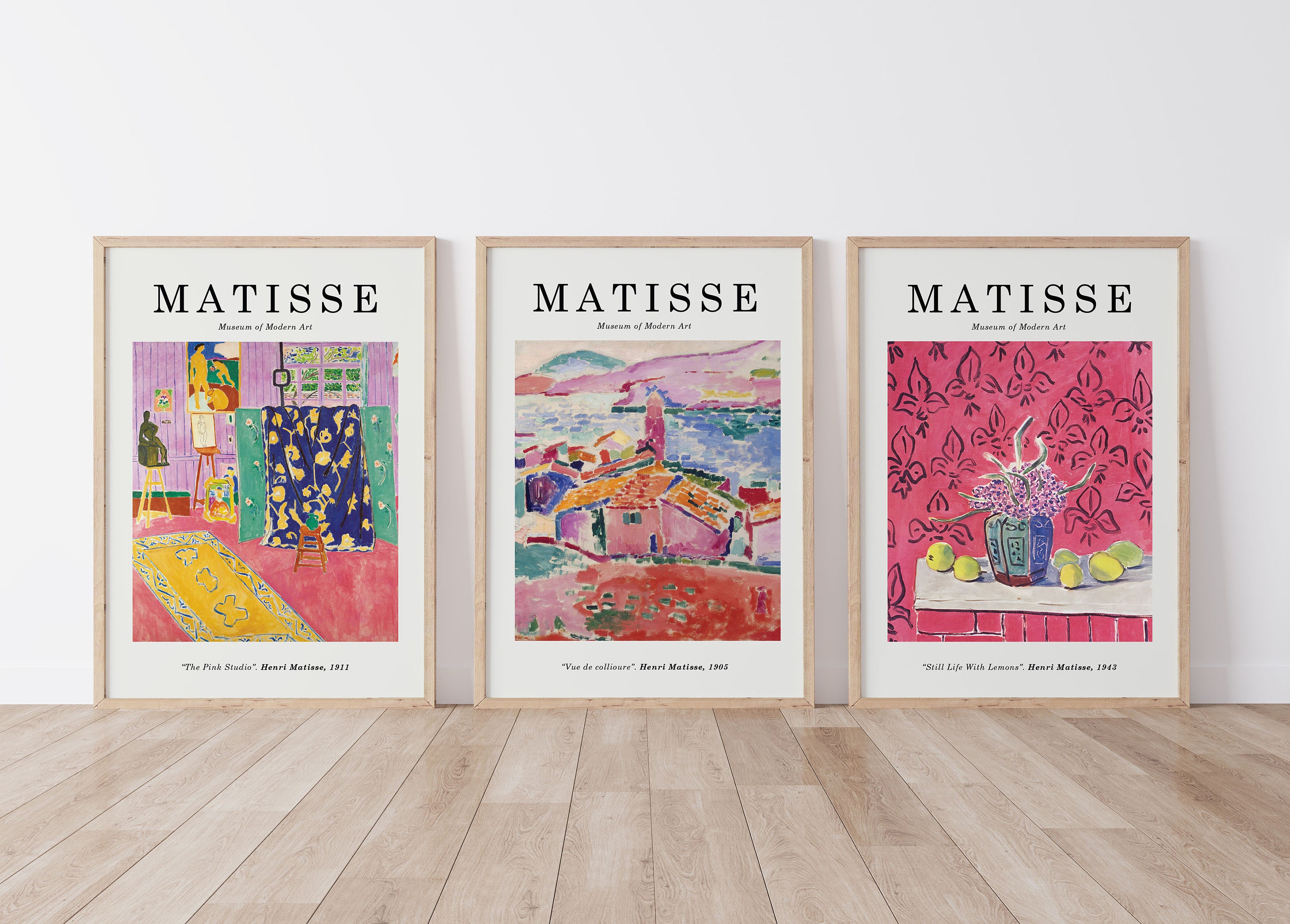 Matisse Poster Set Gallery Wall Art Museum Exhibition - Etsy