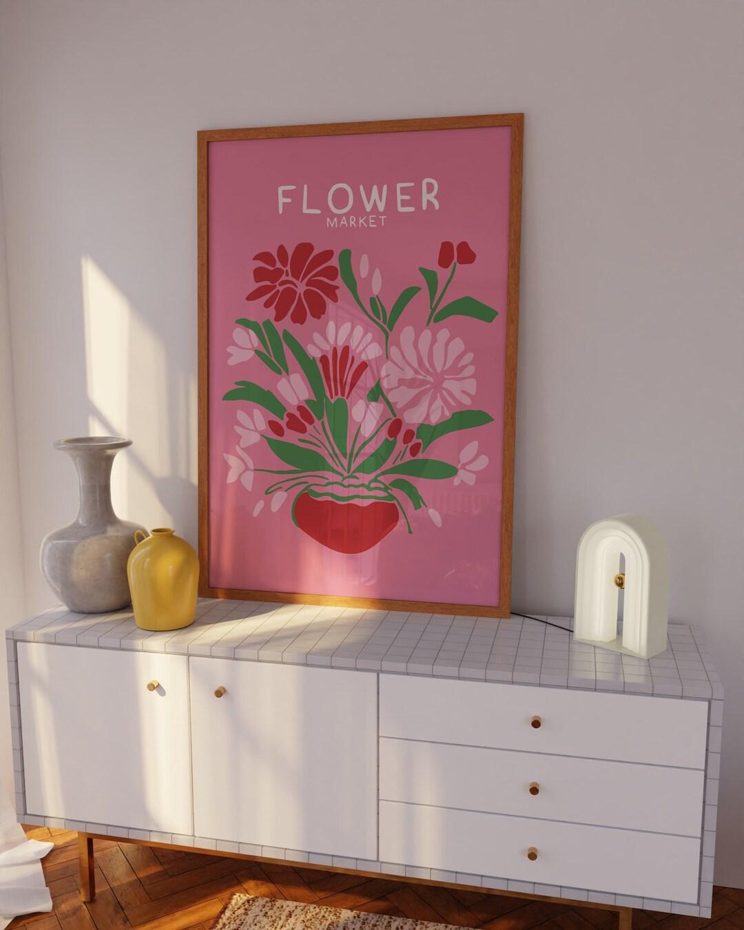 Flower Market Print Covent Garden Flower Market Retro Floral - Etsy