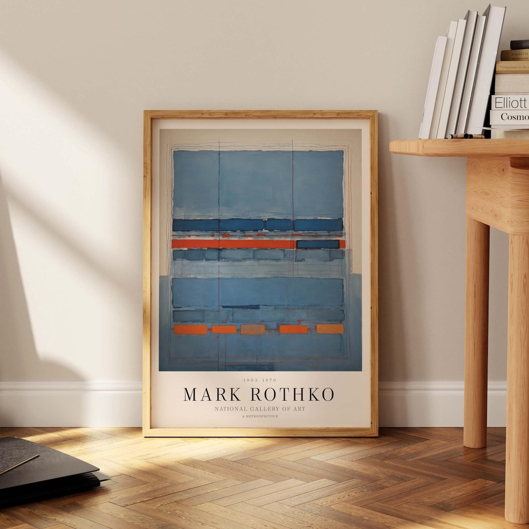 Mark Rothko Print, Abstract Wall Art, Modern Home Decor - Etsy UK