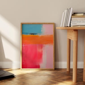 Mark Rothko Inspired Print, Modern Wall Decor, Minimal Painting ...