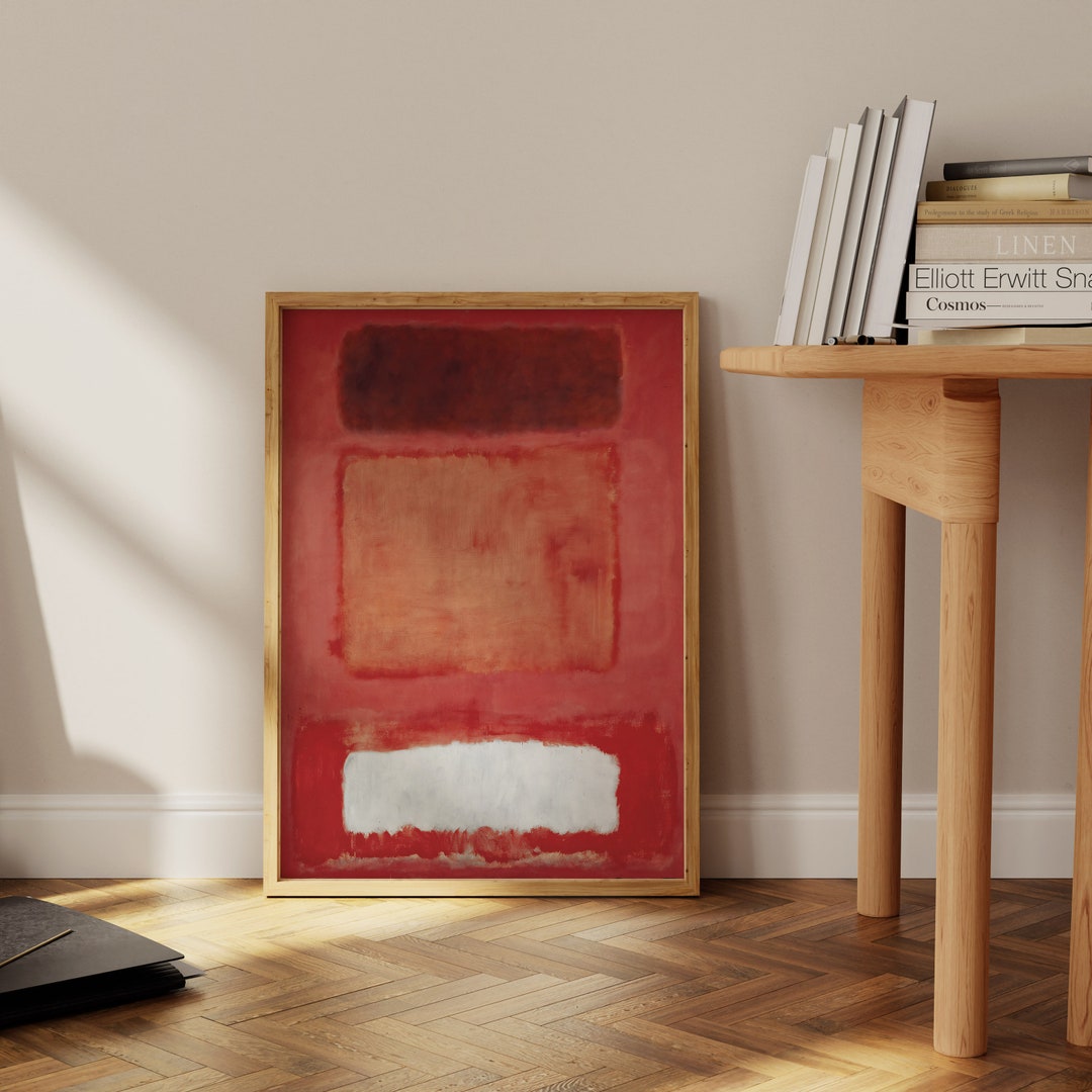 Mark Rothko Print, Exhibition Rothko Reproduction Poster Art, Rothko ...