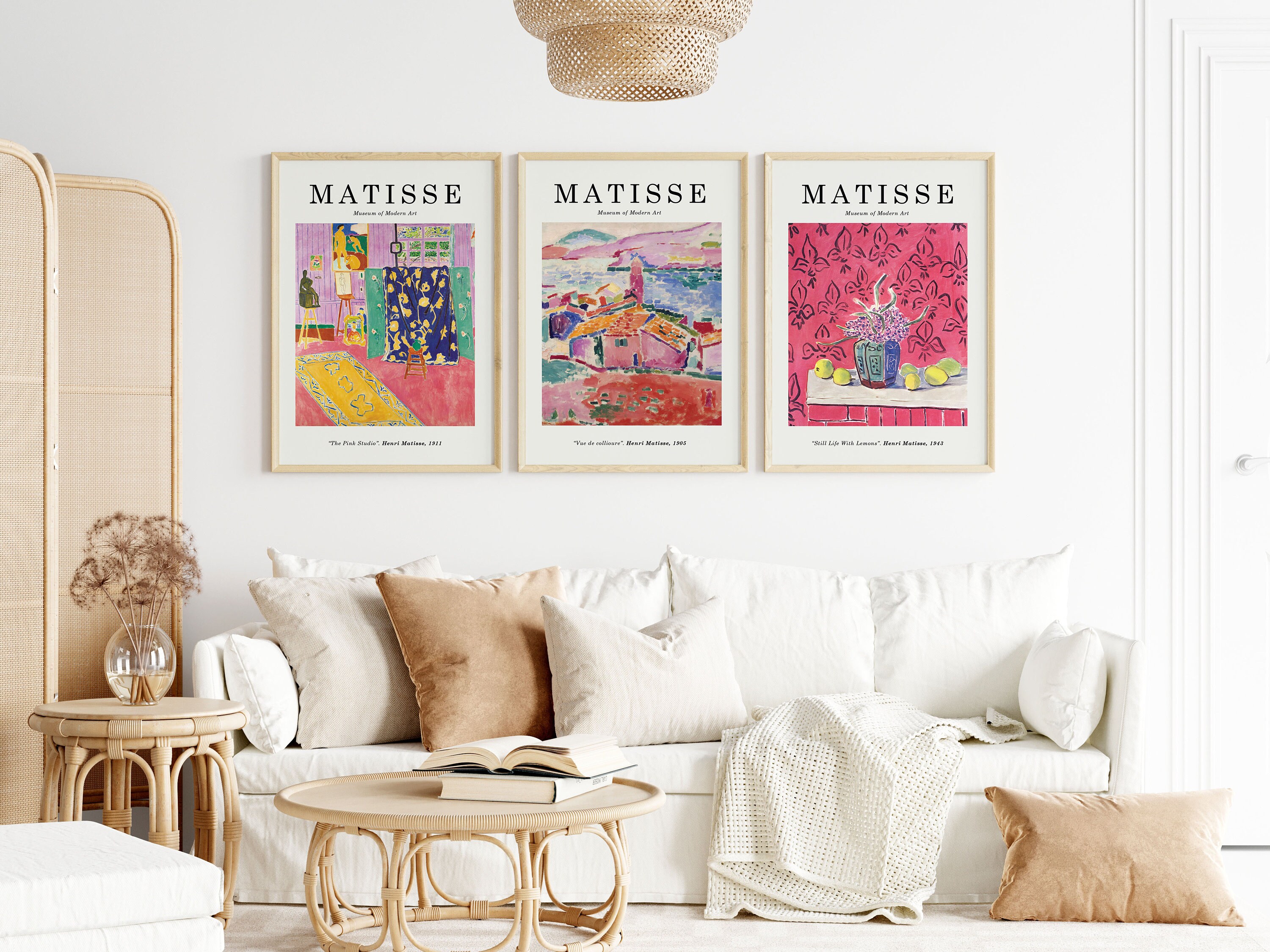 Matisse Poster Set Gallery Wall Art Museum Exhibition - Etsy