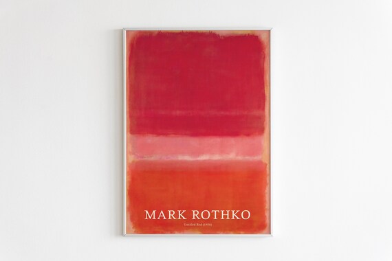 Mark Rothko White Center Poster Art Reproduction Rothko - Etsy