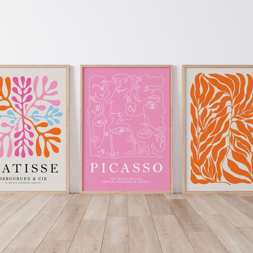 Matisse Poster Set Gallery Wall Art Museum Exhibition - Etsy