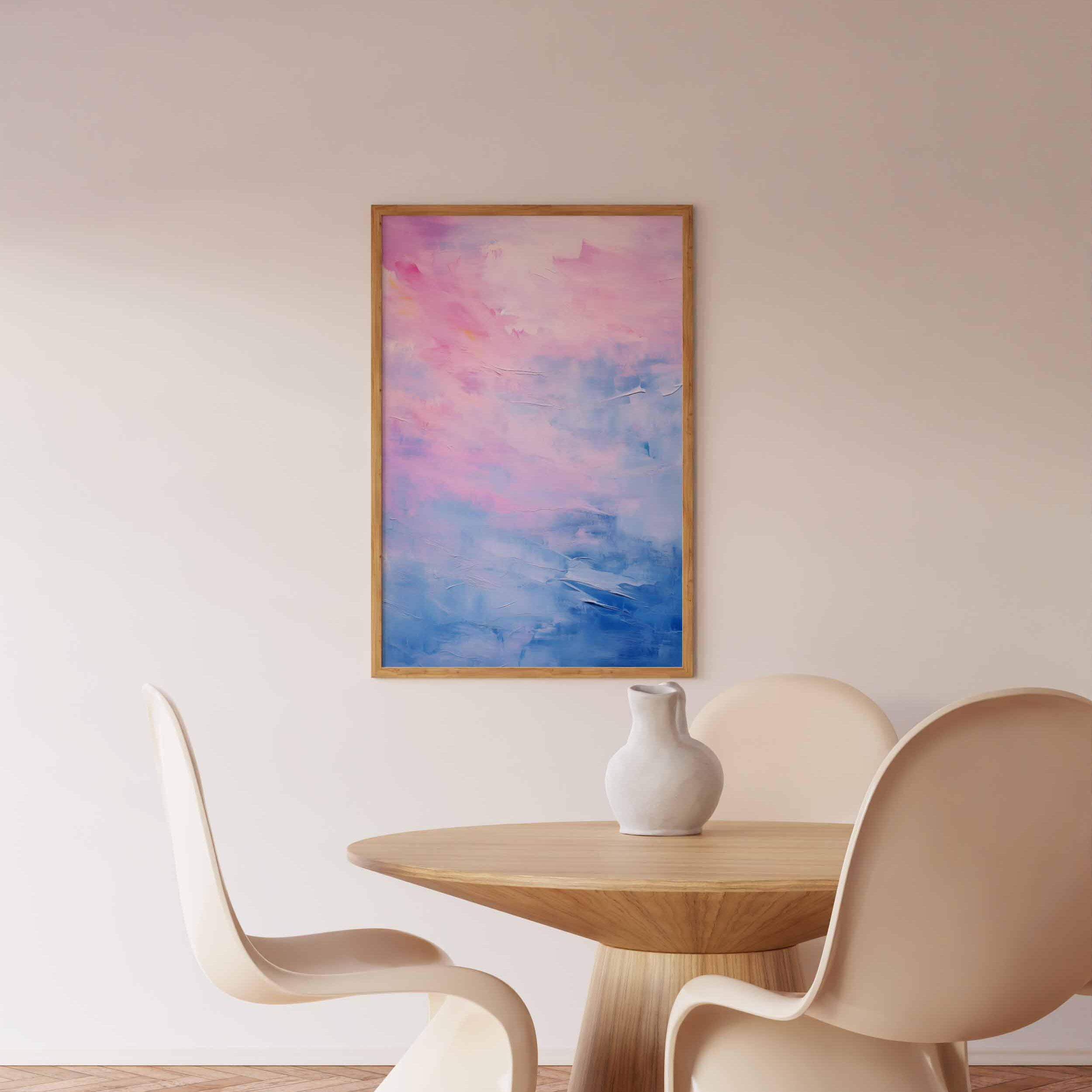 Abstract Rothko Art Print - Light Blue & Purple Wall Decor - Etsy