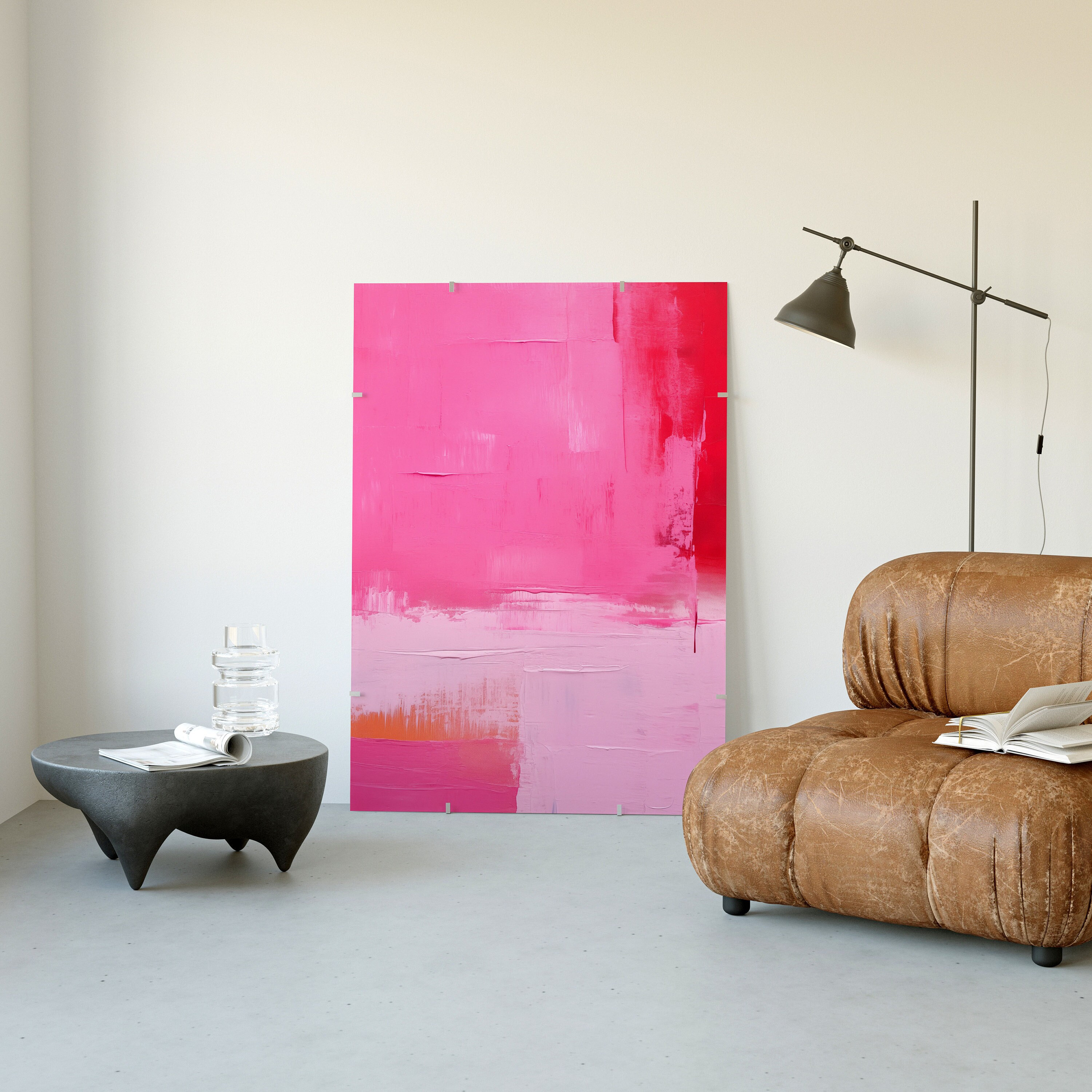 Mark Rothko Print, Pink Abstract Wall Art, Geometric Poster - Etsy