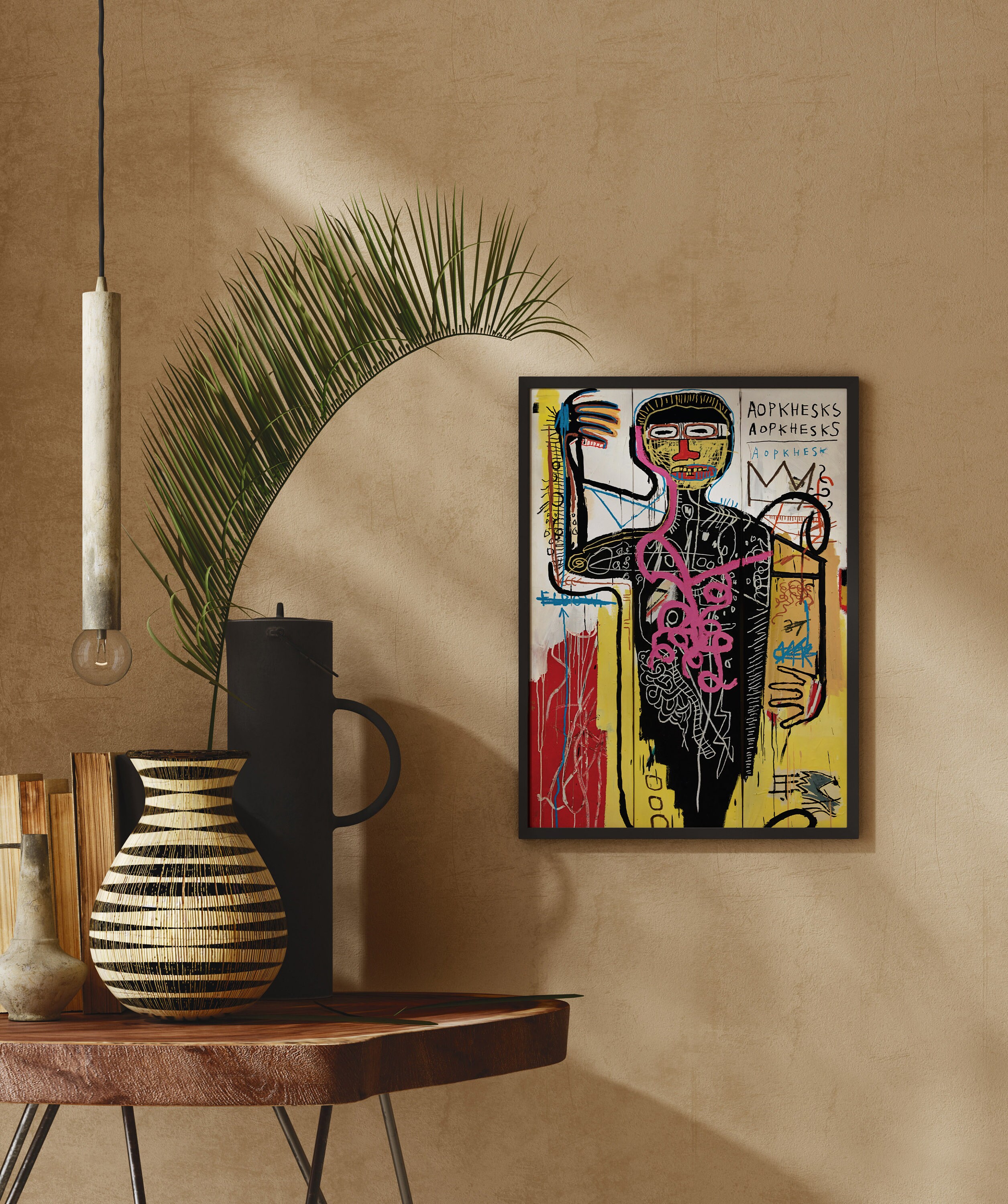 Basquiat Exhibition Poster Jean Michel Basquiat Print Urban - Etsy