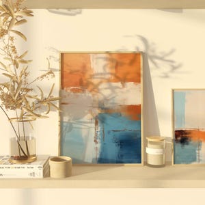 Mark Rothko Print - Light Blue Beige Painting Large Abstract Wall Art ...