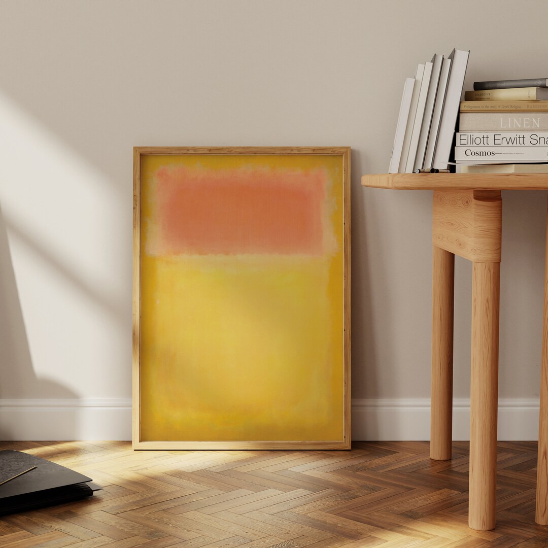 Mark Rothko Print, Exhibition Rothko Reproduction Poster Art, Modern ...