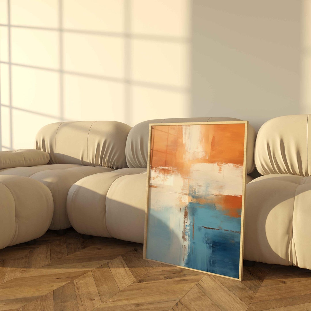 Mark Rothko Print - Light Blue Beige Painting Large Abstract Wall Art ...