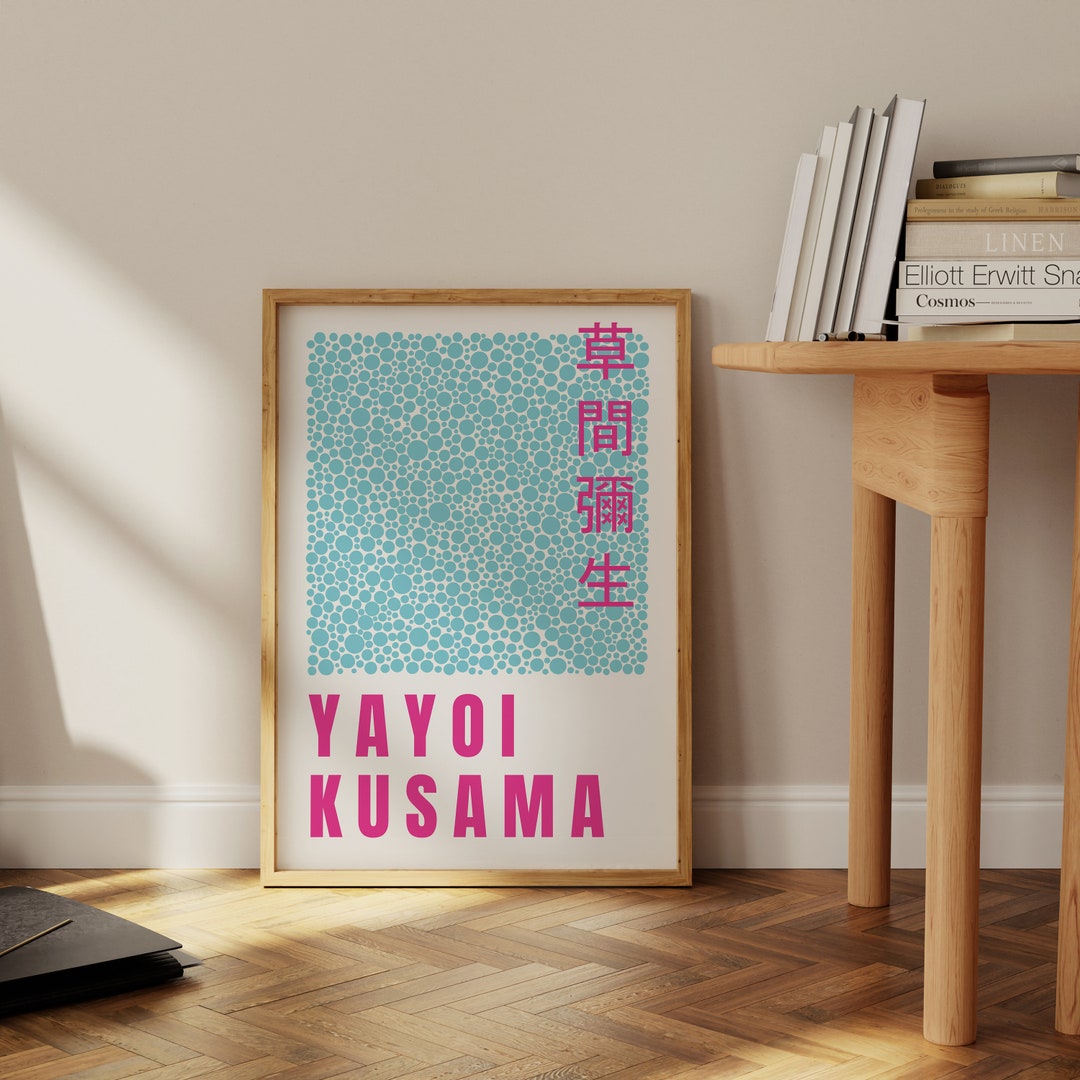 Yayoi Kusama Poster, Large Posters, Yayoi Kusama Print, Yayoi Kusama ...