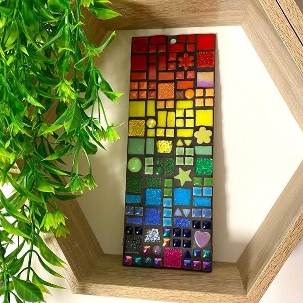 Rainbow Mosaic - Etsy
