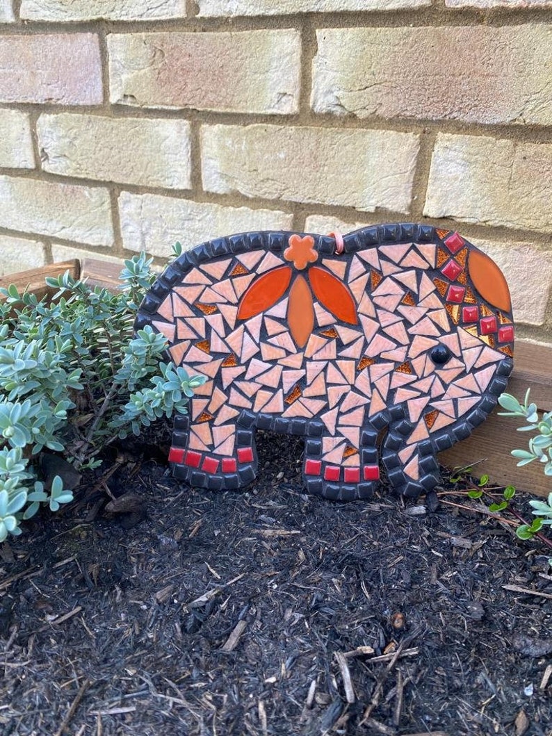 Elephant Mosaic Kit for Adults Stunning Wall Art or Garden - Etsy UK