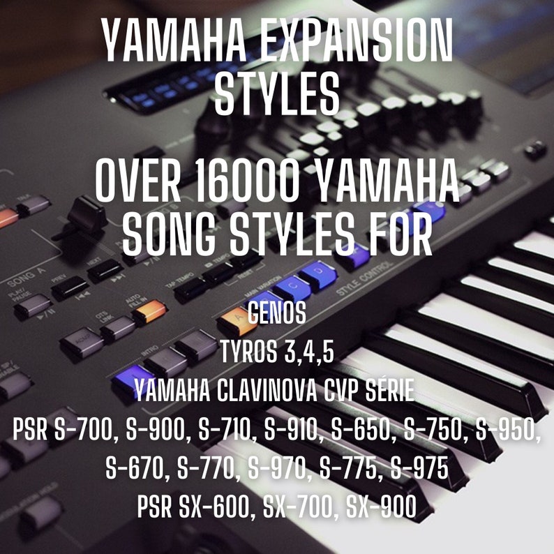 Ultimate Styles Yamaha Piano, 16000 Yamaha Song Styles Arranger ...