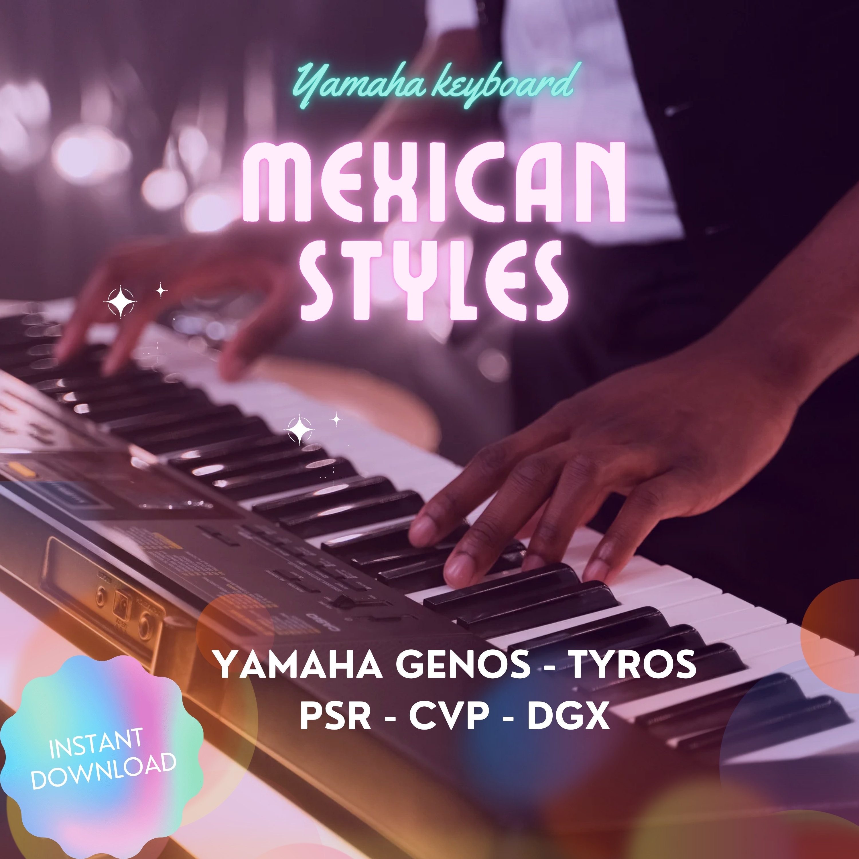 Mexican Styles for Yamaha Piano, Yamaha Arranger Keyboards Genos, Tyros ...