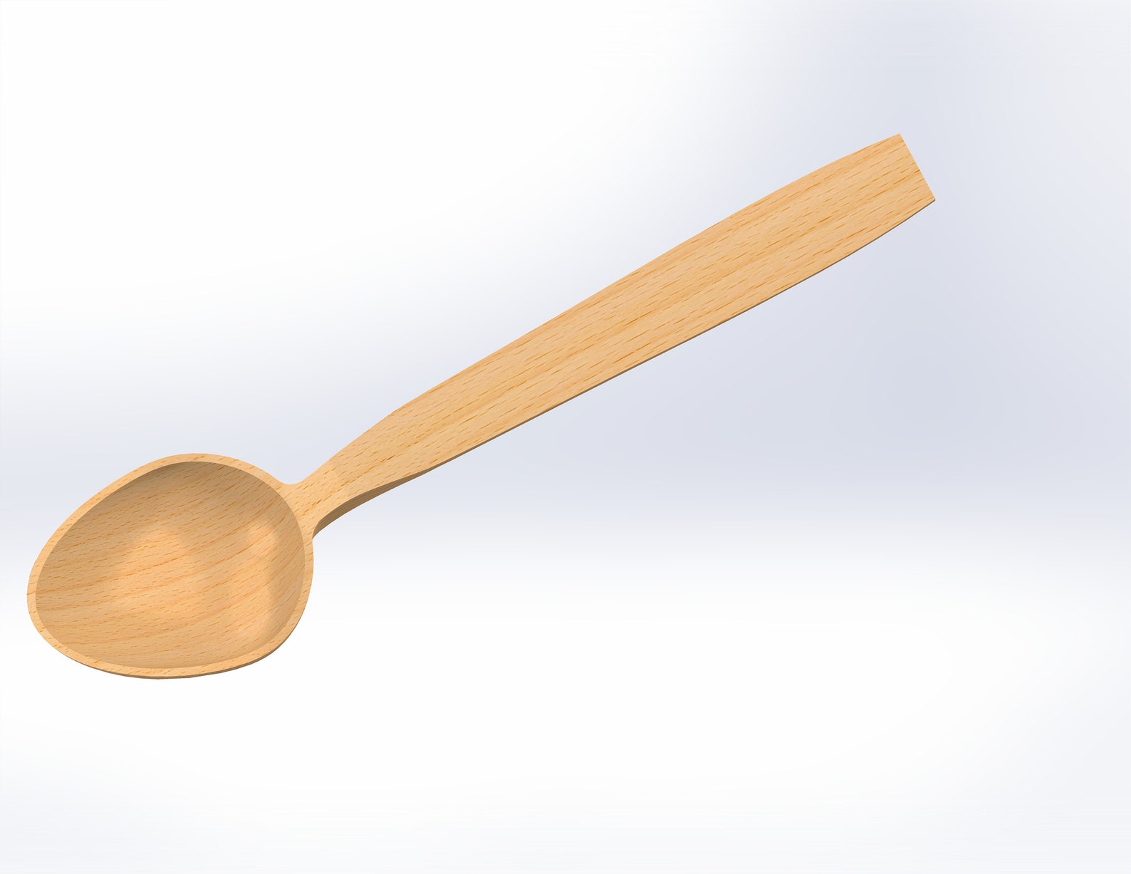 Wooden Spoon Template, Wood Carving Template, File for 3D Print and CNC ...