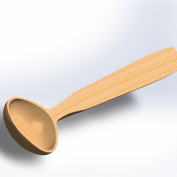 Wooden Spoon Stl File - Etsy