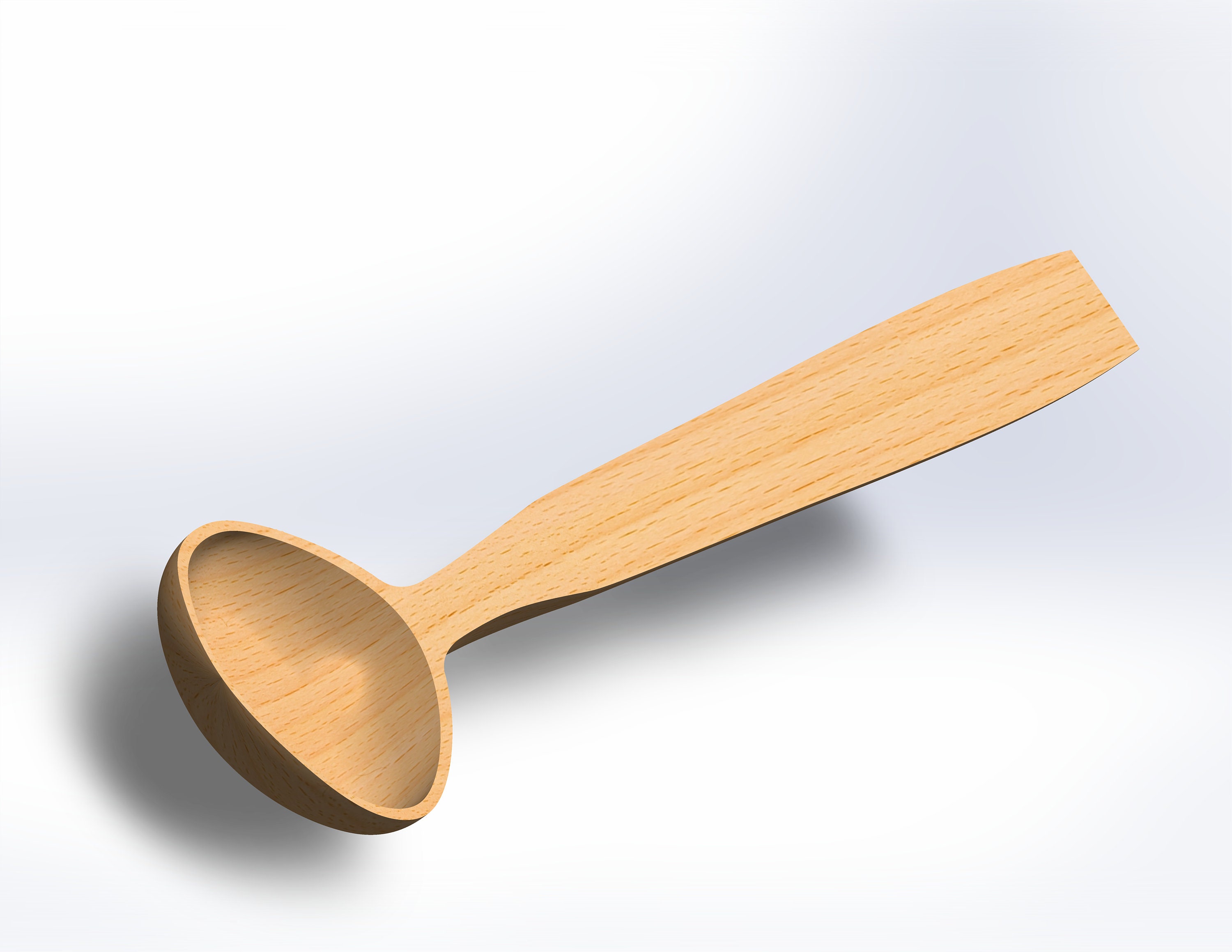 Wooden Spoon Template, Wood Carving Template, File for 3D Print and CNC ...