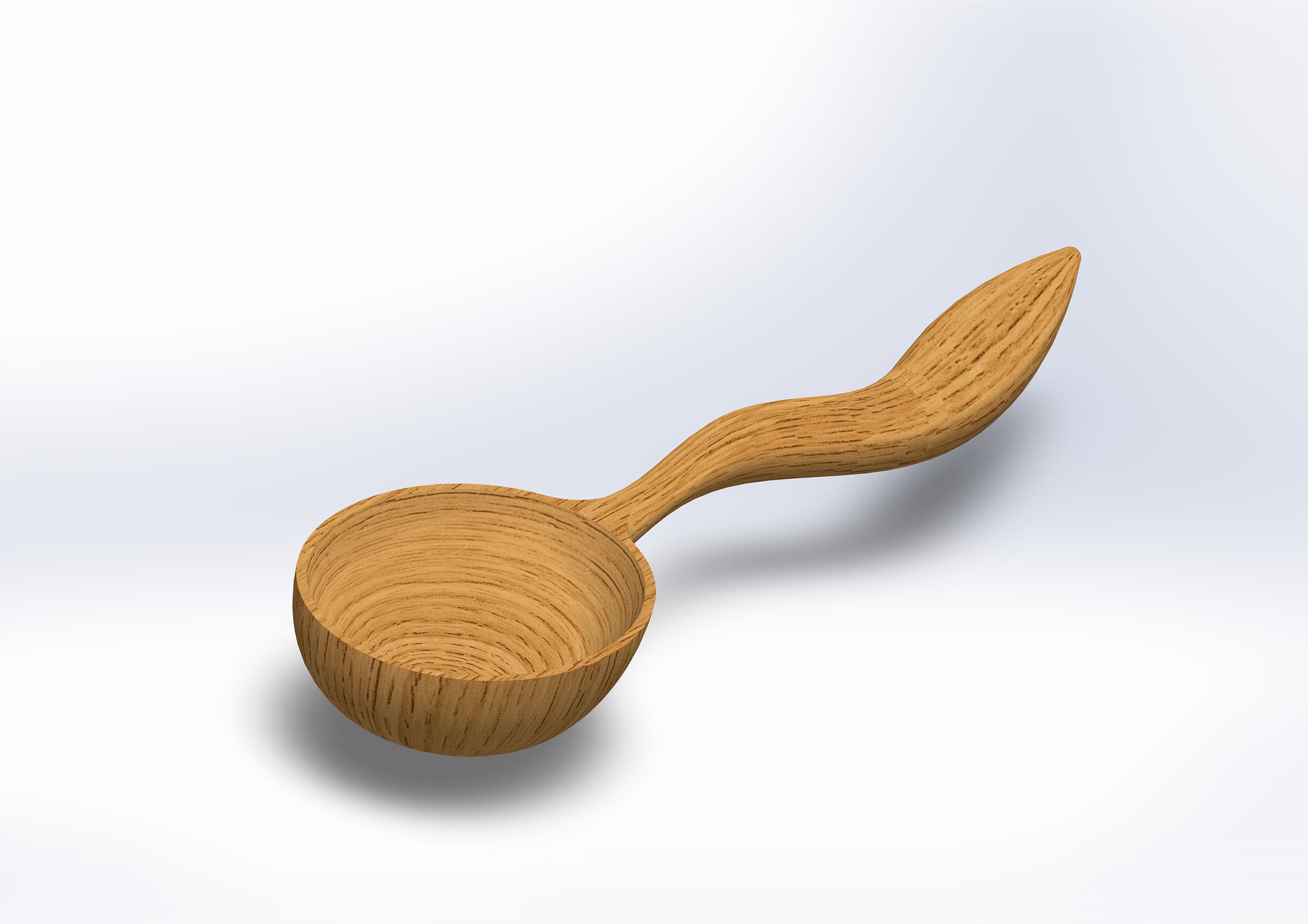 Wooden Spoon Template, Wood Carving Template, File for 3D Print and CNC ...