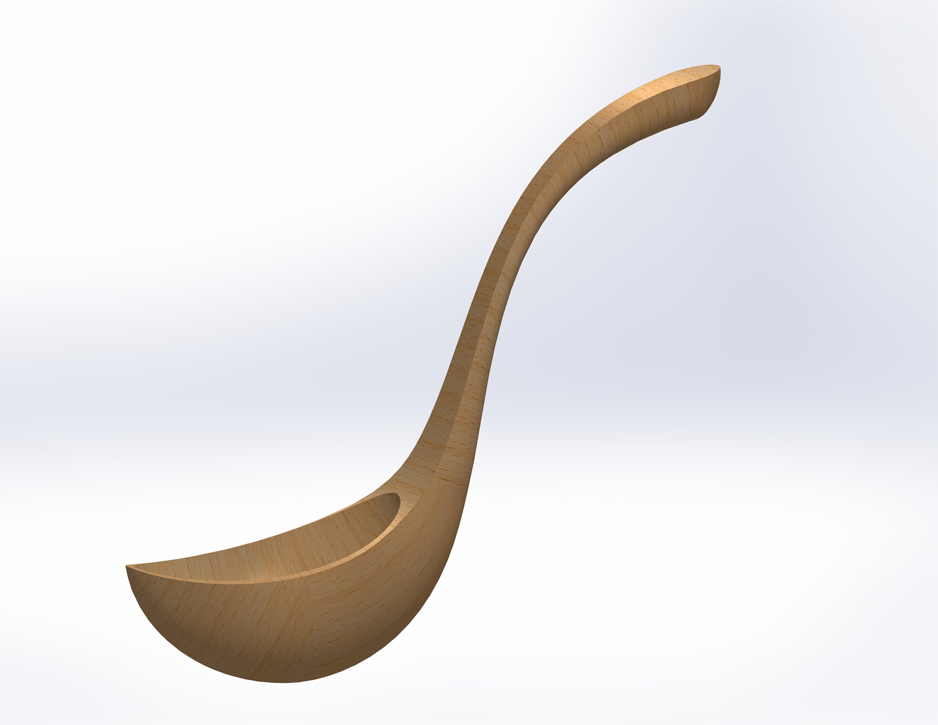 Wooden Spoon Template, Wood Carving Template, File for 3D Print and CNC ...