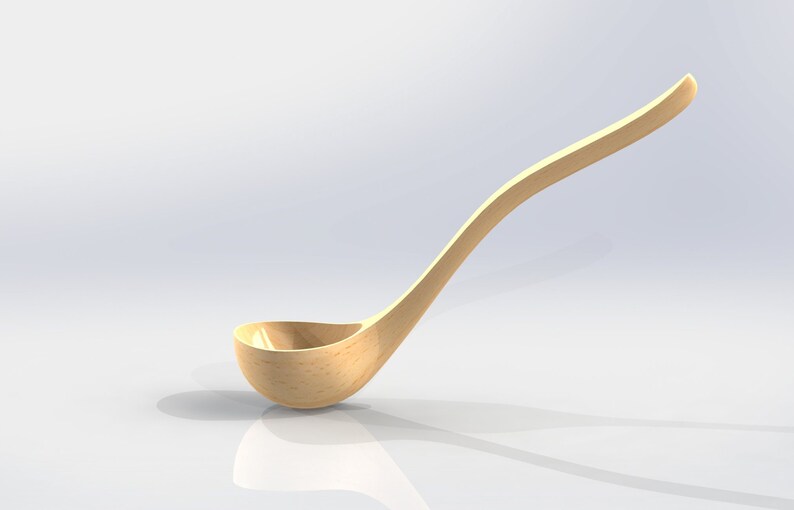 Wooden Spoon Template: 3D Print & CNC Files (digital Download) - Etsy