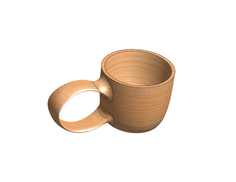 Kuksa Template Guksi Template Wooden Cup Drawing File for - Etsy