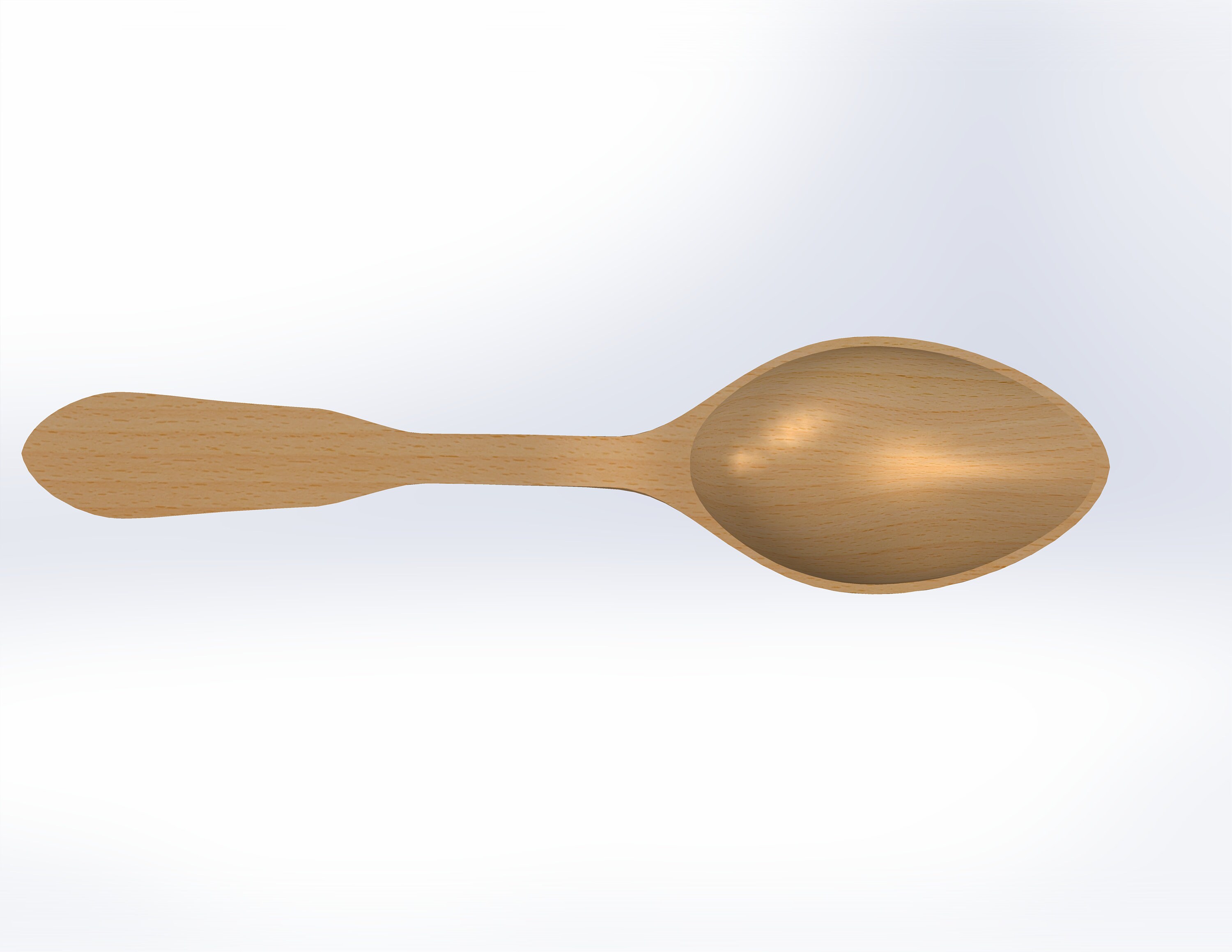 Wooden Spoon Template, Wood Carving Template, File for 3D Print and CNC ...