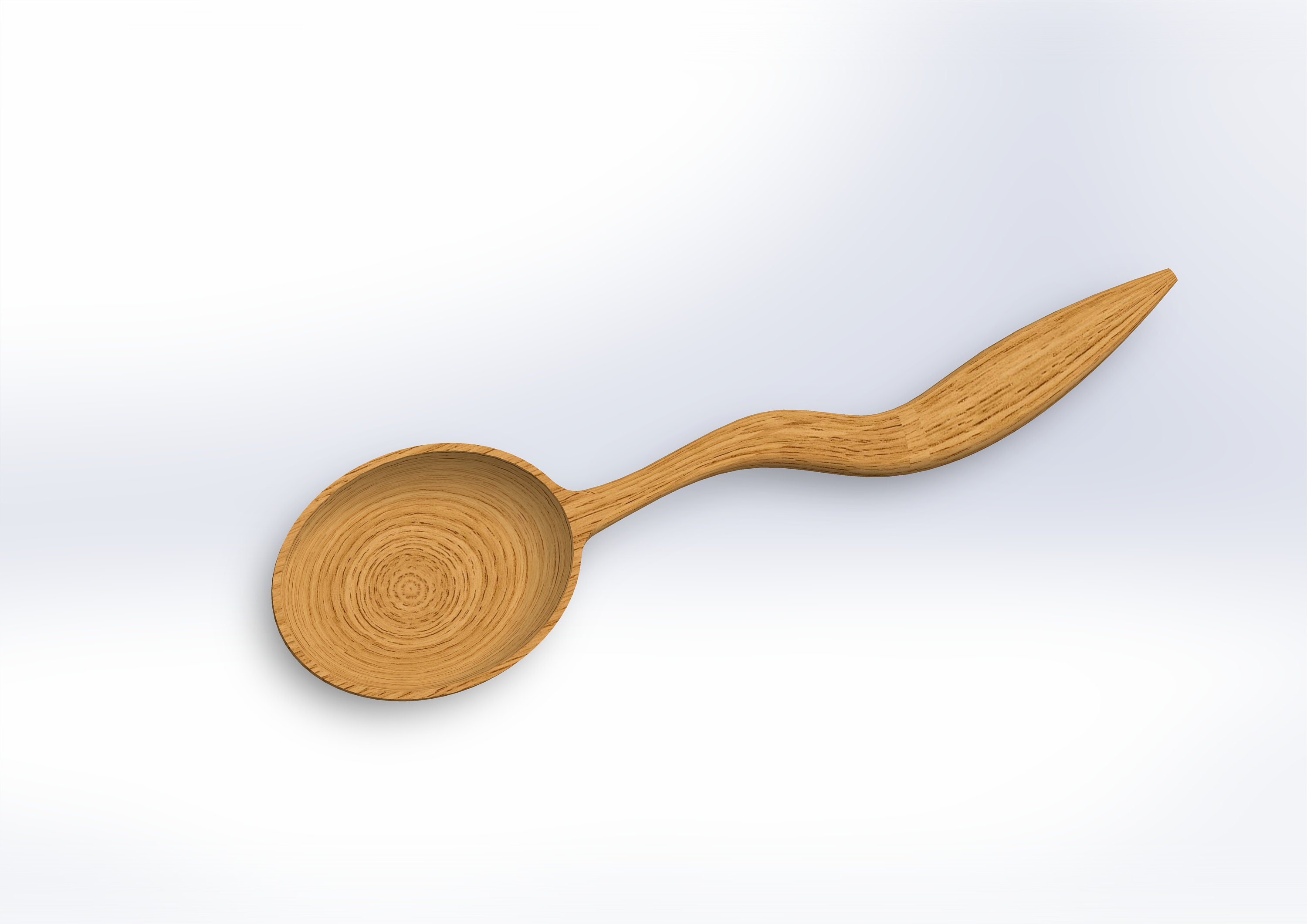 Wooden Spoon Template, Wood Carving Template, File for 3D Print and CNC ...