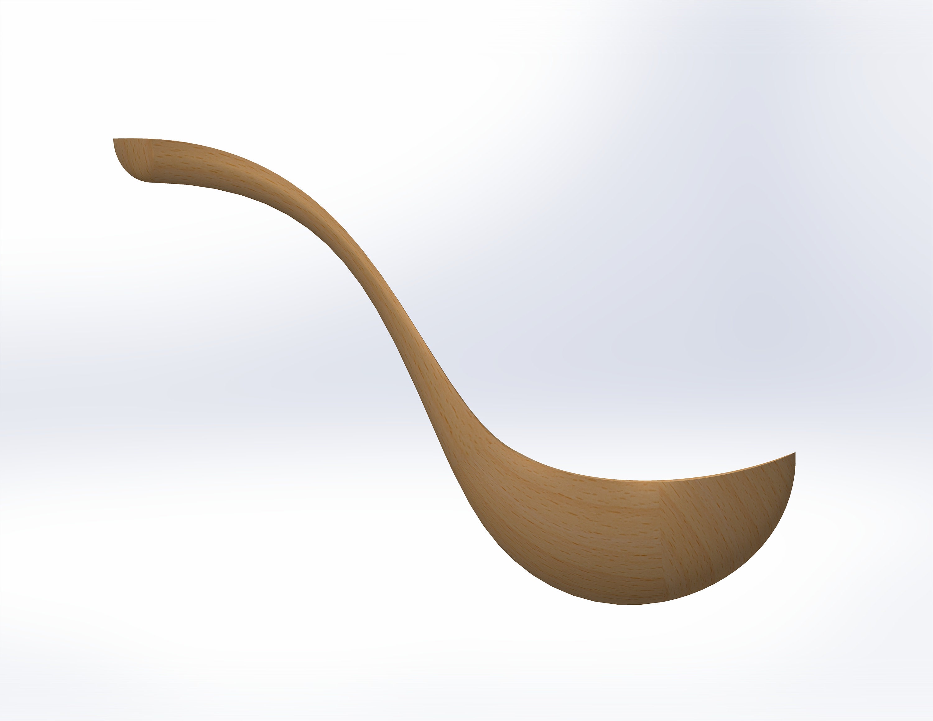 Wooden Spoon Template, Wood Carving Template, File for 3D Print and CNC ...