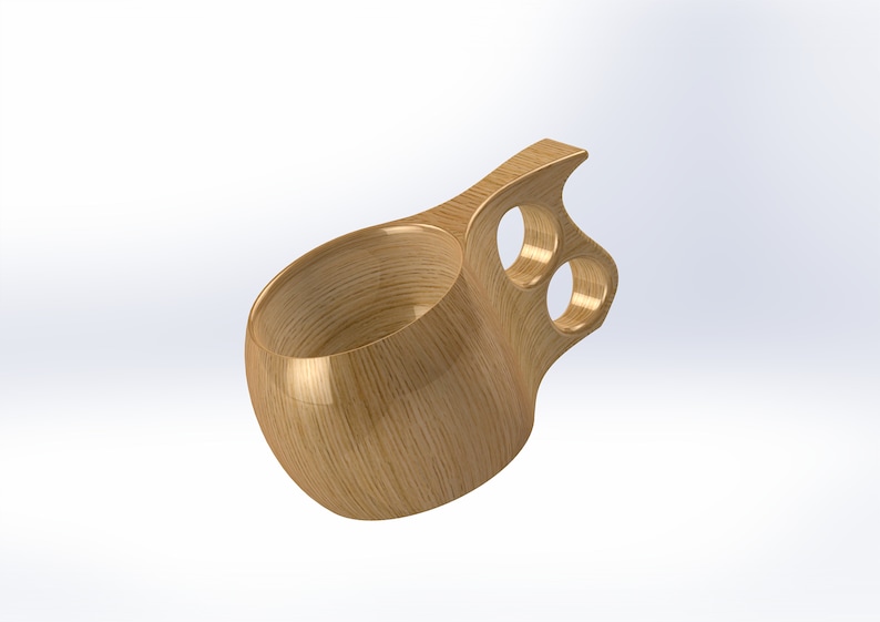 Kuksa Template, Guksi Template, Wooden Cup Drawing, File for 3D Print ...