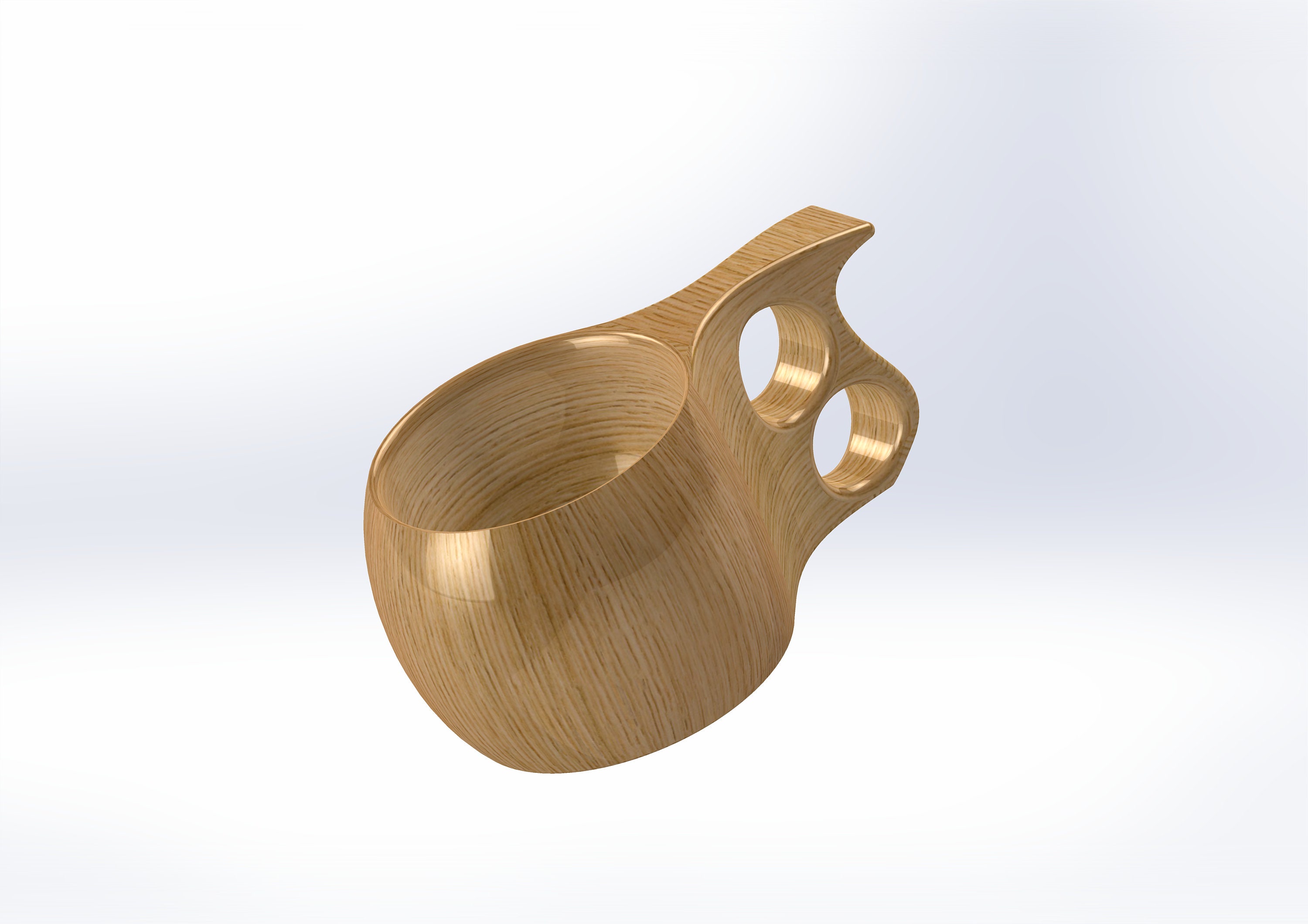 Kuksa Template, Guksi Template, Wooden Cup Drawing, File for 3D Print ...