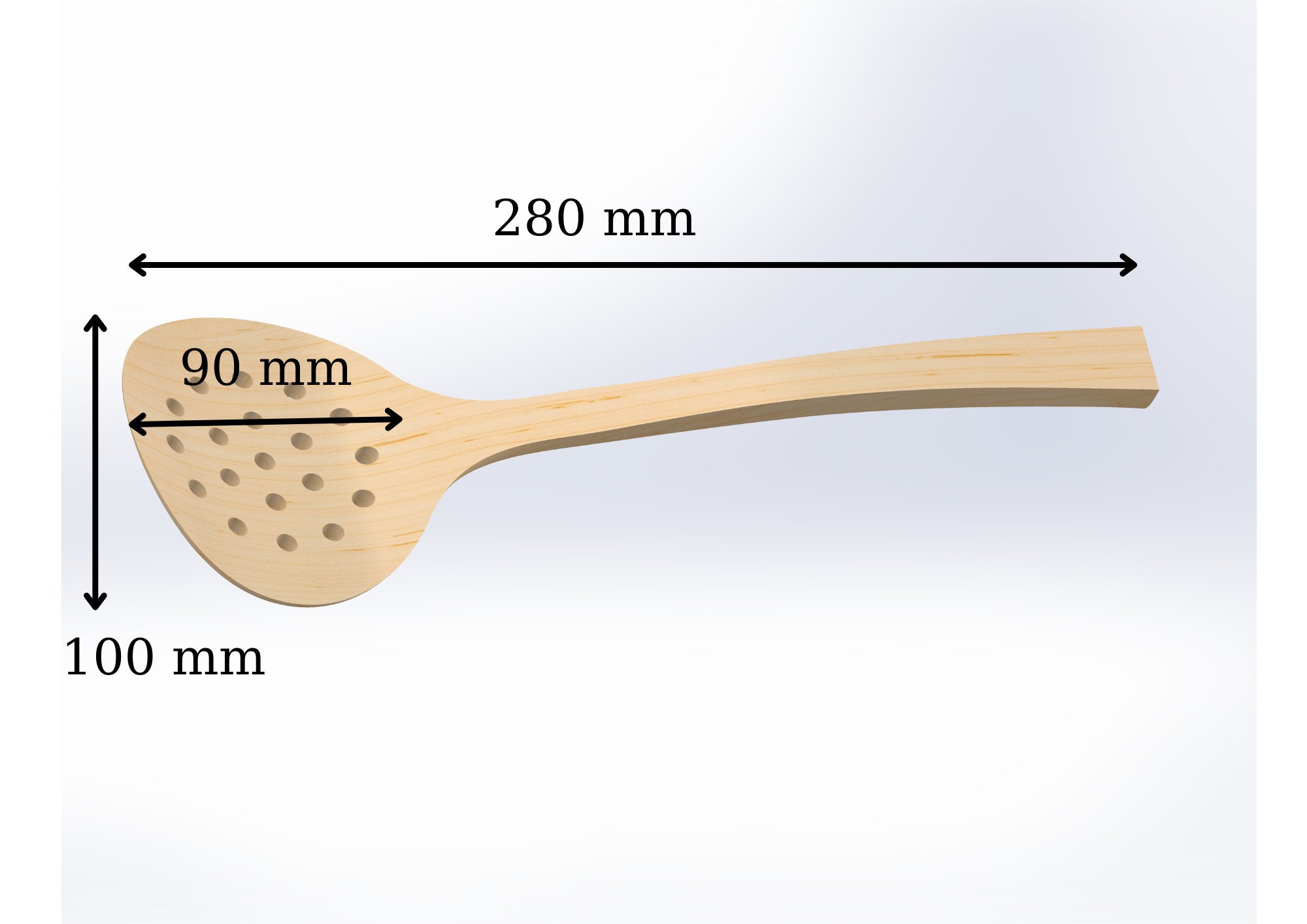 Wooden Spoon Template, Wood Carving Template, File for 3D Print and CNC ...