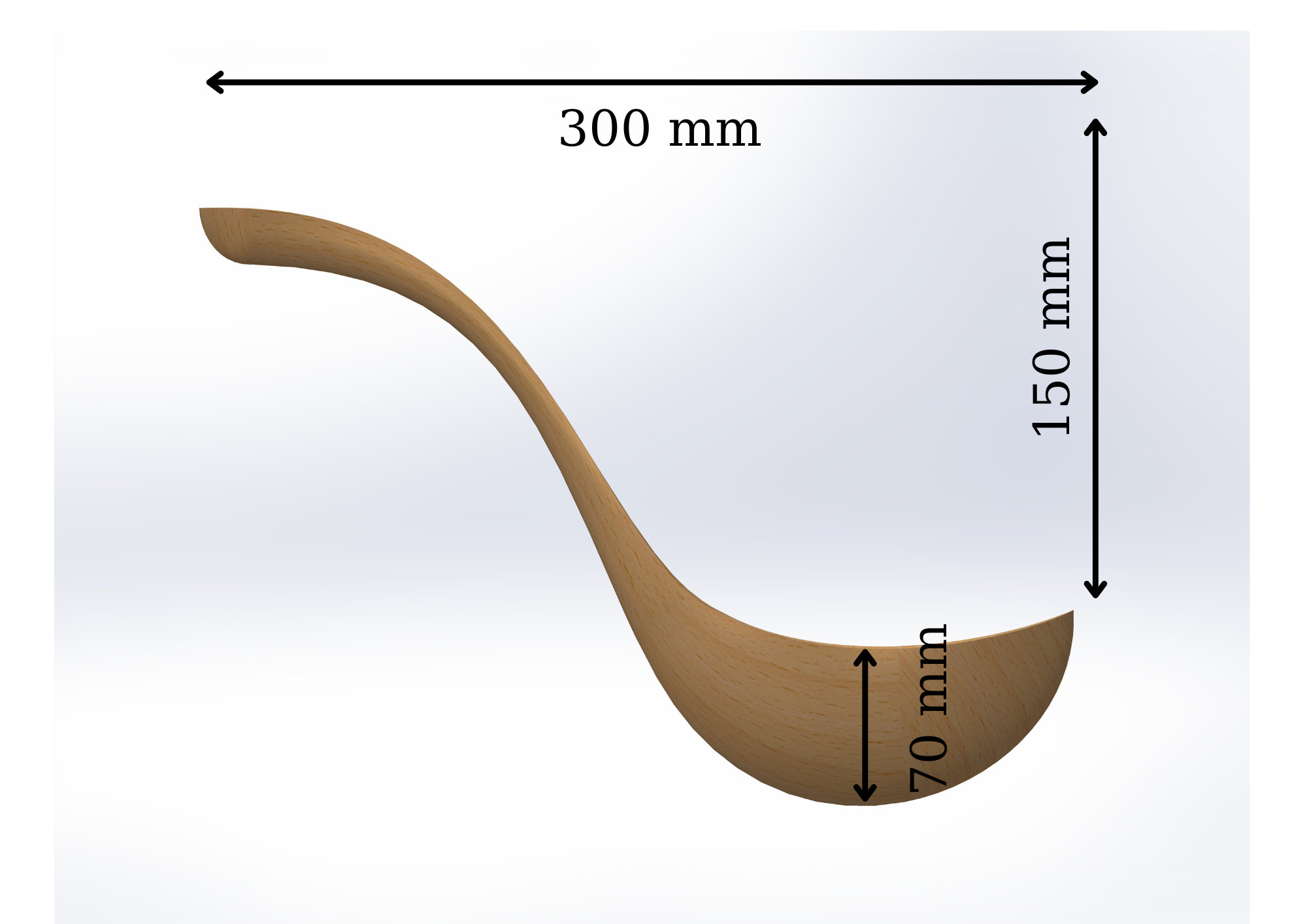 Wooden Spoon Template, Wood Carving Template, File for 3D Print and CNC ...
